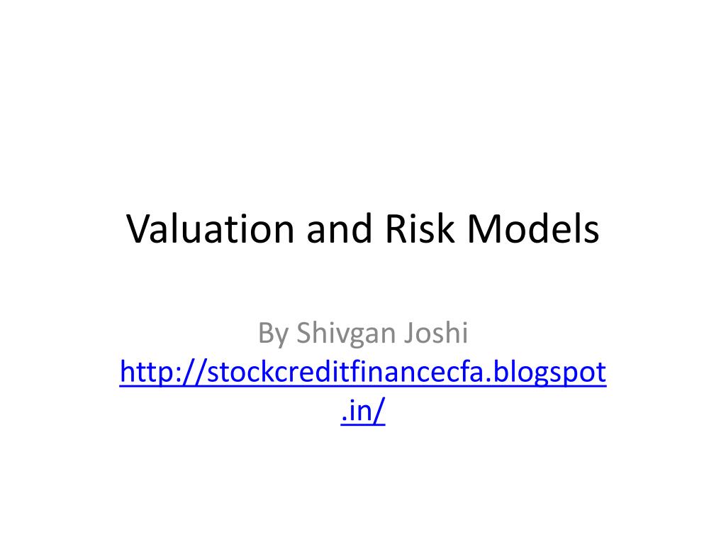 PPT - Valuation and Risk Models PowerPoint Presentation, free download ...