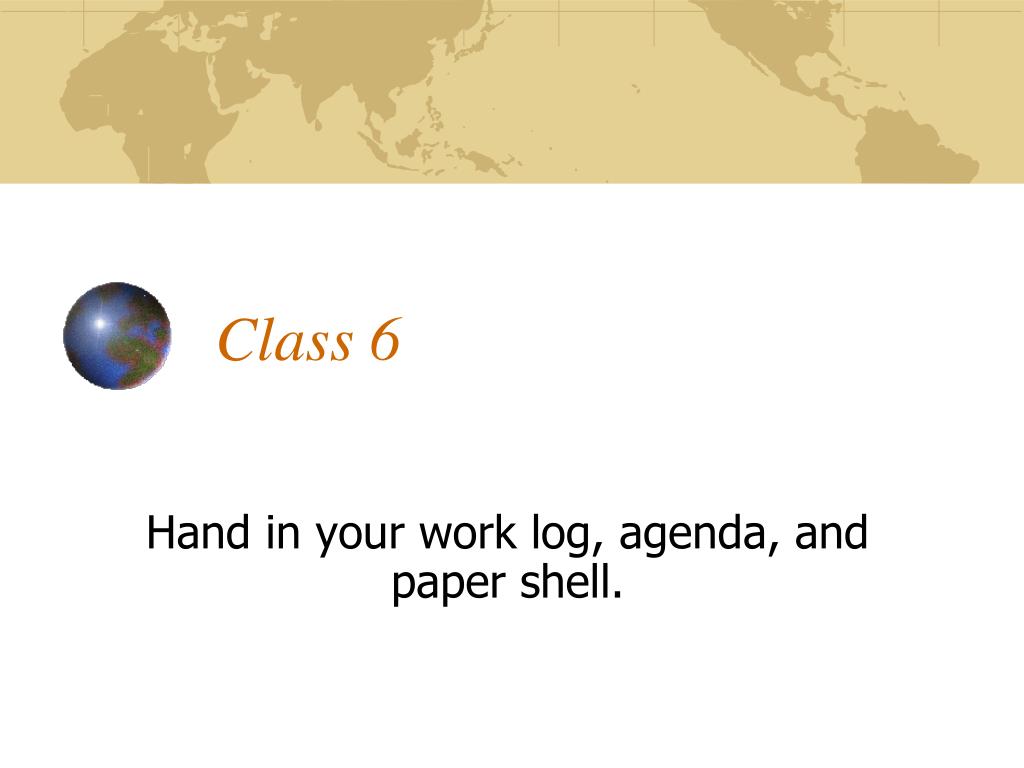 PPT - Class 6 PowerPoint Presentation, free download - ID:5677092