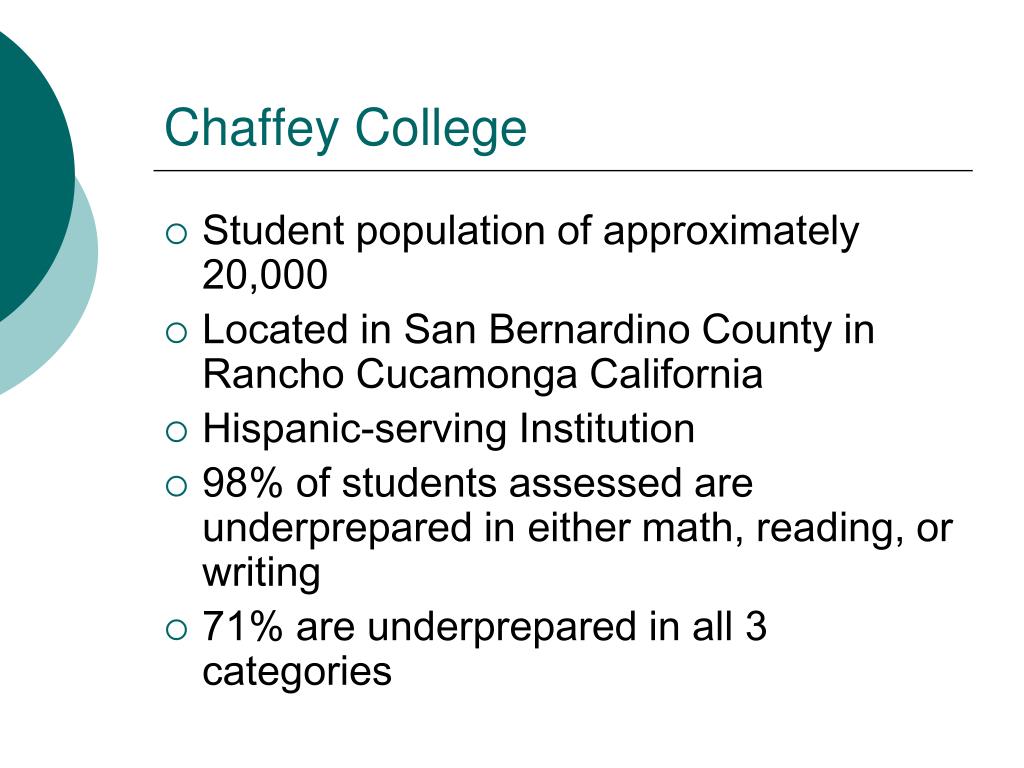 PPT - Chaffey College PowerPoint Presentation, free download - ID:5677897