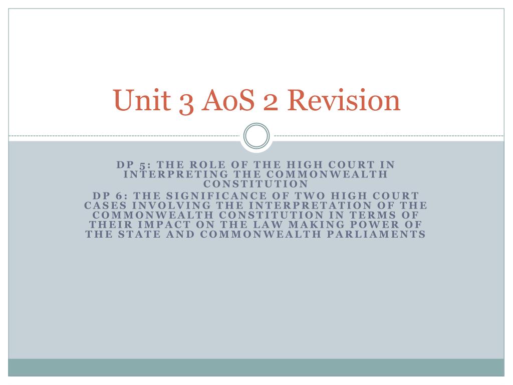PPT - Unit 3 AoS 2 Revision PowerPoint Presentation, free download - ID ...