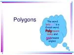 PPT - POLYGONS PowerPoint Presentation, free download - ID:3481995