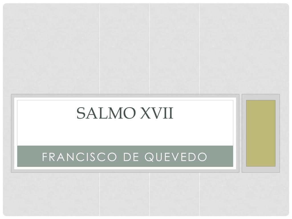 PPT - Salmo XVII PowerPoint Presentation, free download - ID:5679077