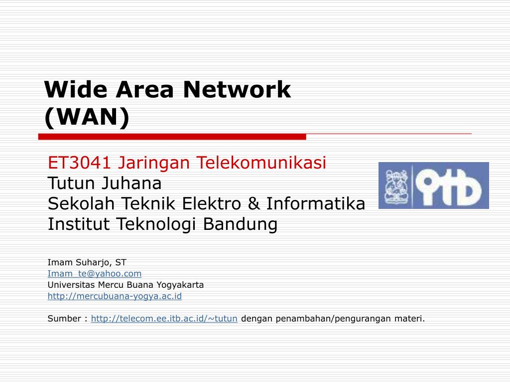 PPT - Wide Area Network (WAN) PowerPoint Presentation, free download ...
