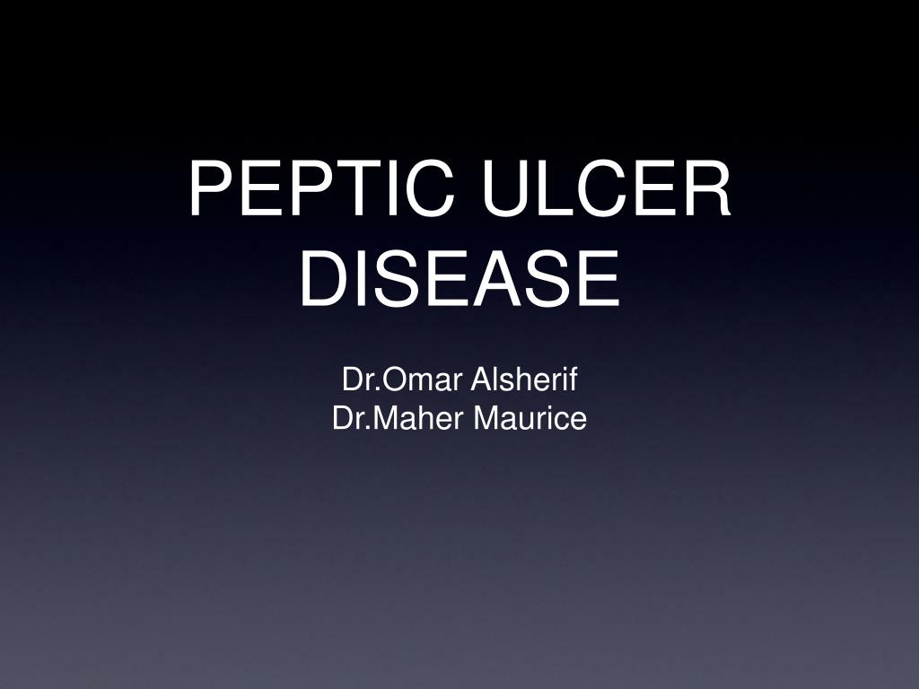 PPT - PEPTIC ULCER DISEASE PowerPoint Presentation, free download - ID ...