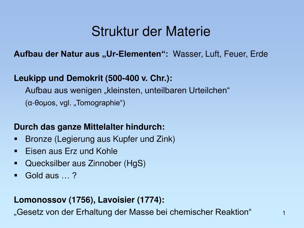 PPT - Struktur der Materie PowerPoint Presentation, free download - ID ...