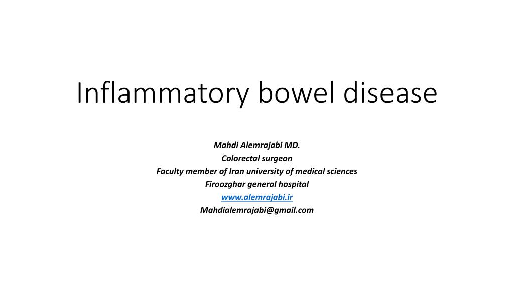 PPT - Inflammatory bowel disease PowerPoint Presentation, free download ...