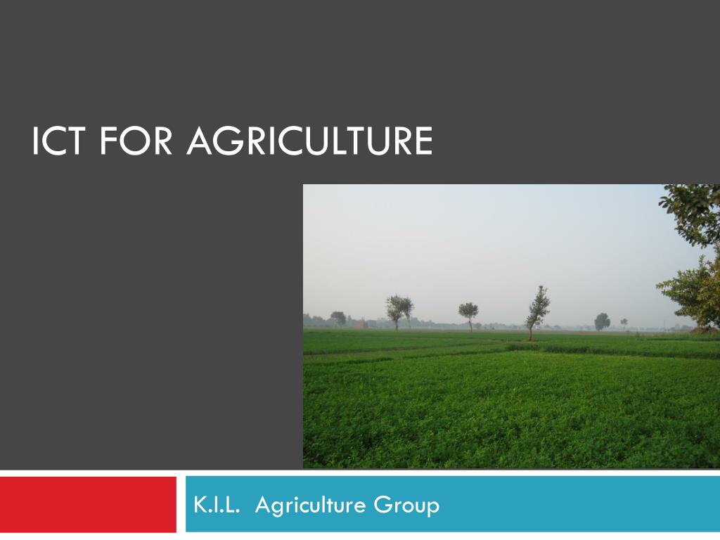 PPT - ICT For Agriculture PowerPoint Presentation, free download - ID ...