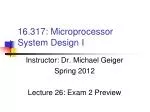 PPT - Microprocessor System Design Timers PowerPoint Presentation, free ...