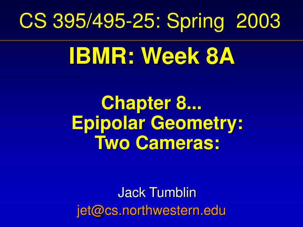 PPT - CS 395/495-25: Spring 2003 PowerPoint Presentation, free download ...
