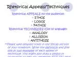 PPT - Rhetorical Appeals and Devices PowerPoint Presentation, free ...