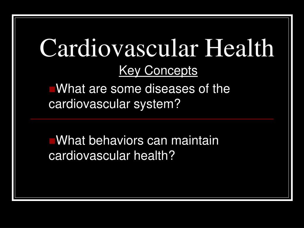 PPT - Cardiovascular Health PowerPoint Presentation, free download - ID ...