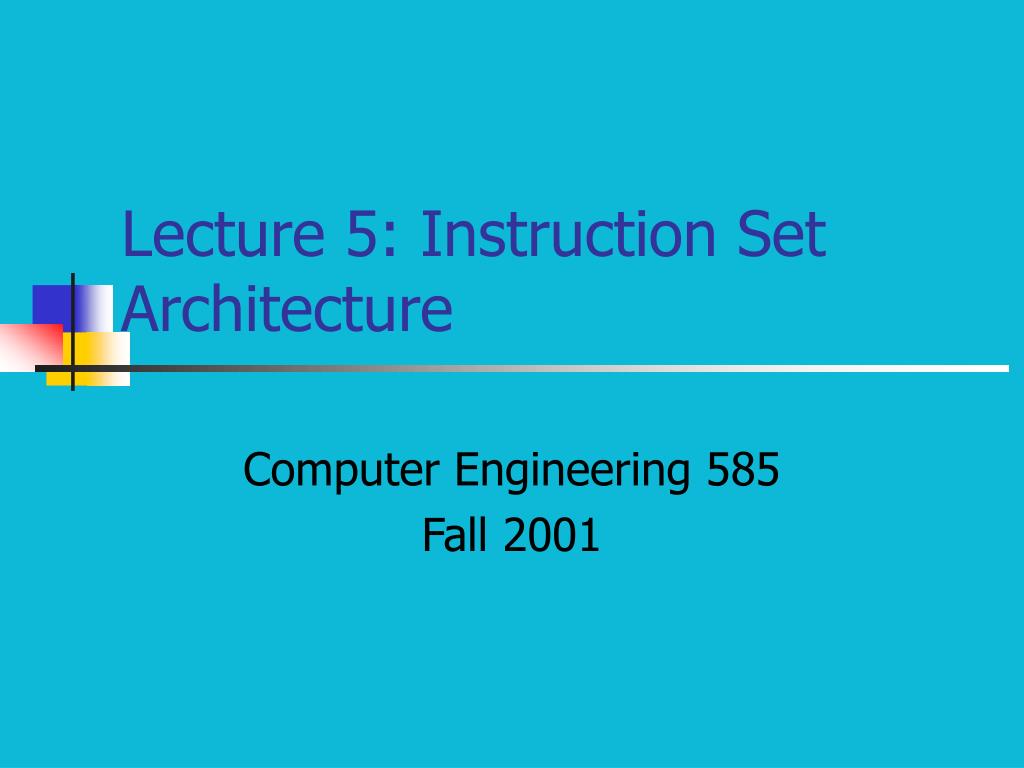 Ppt Lecture 5 Instruction Set Architecture Powerpoint Presentation 4668