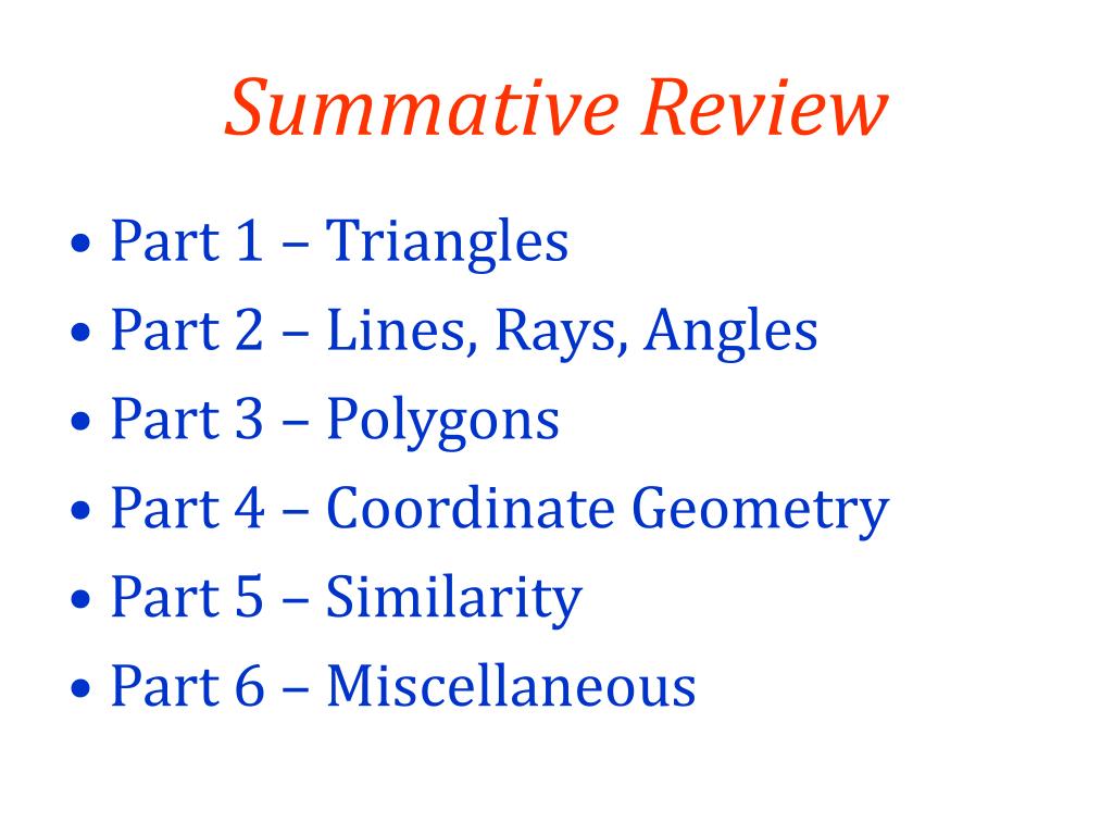 PPT - Summative Review PowerPoint Presentation, free download - ID:5701971