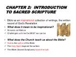 PPT - INTRODUCTION TO SACRED SCRIPTURE PowerPoint Presentation, free ...