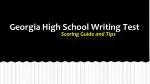 PPT - Georgia High School Graduation Test MATH REVIEW PowerPoint ...