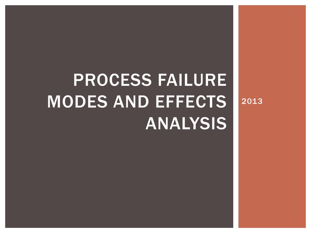 PPT - Process Failure modes and effects analysis PowerPoint ...