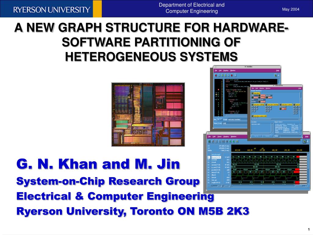 PPT - A NEW GRAPH STRUCTURE FOR HARDWARE-SOFTWARE PARTITIONING OF ...