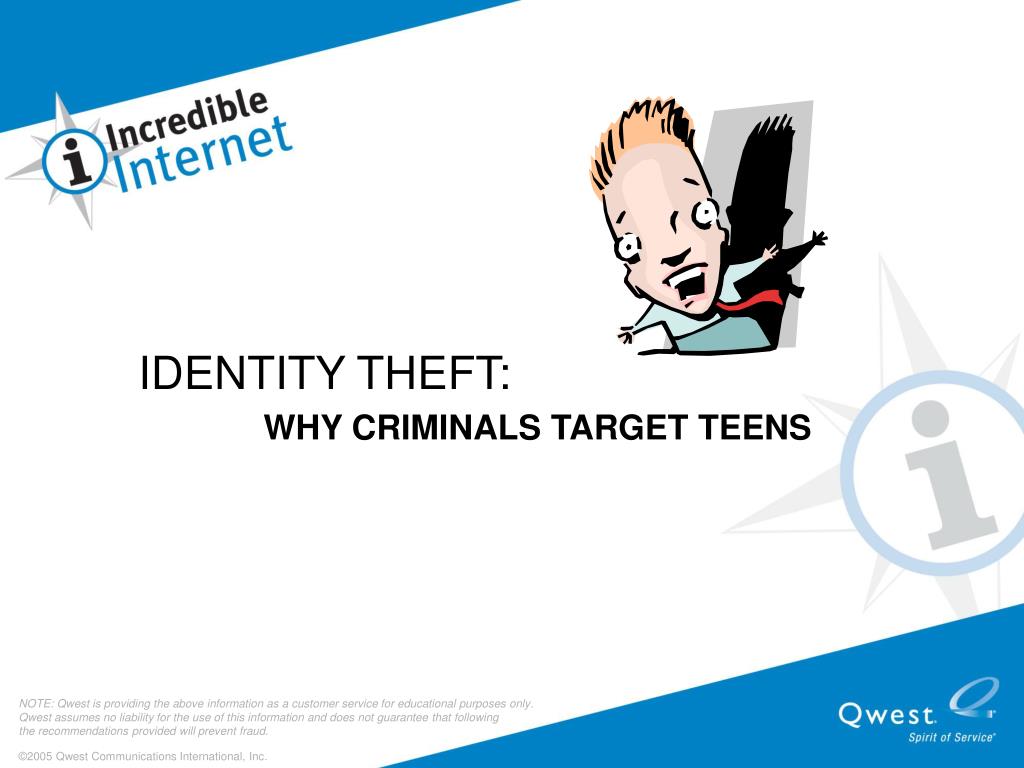 PPT - IDENTITY THEFT: PowerPoint Presentation, free download - ID:5706741
