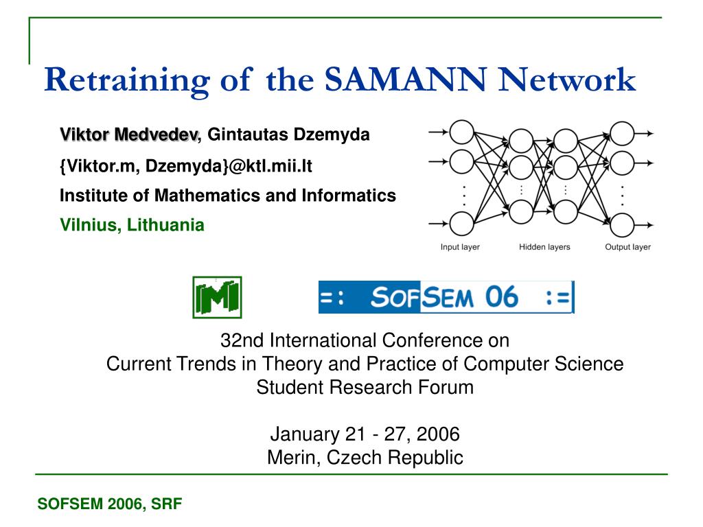 PPT - Retraining the SAMANN Network for Multidimensional Data ...
