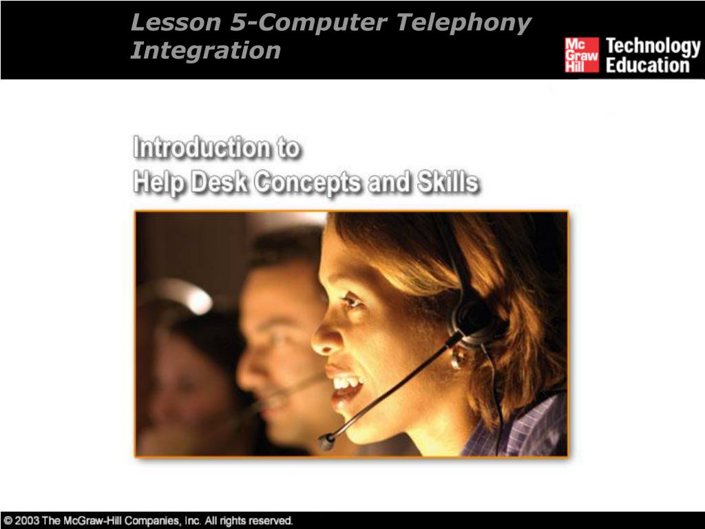 PPT - Lesson 5-Computer Telephony Integration PowerPoint Presentation ...