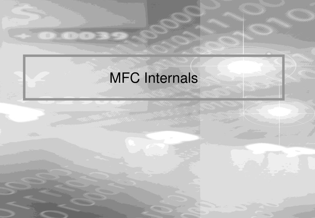 PPT - MFC Internals PowerPoint Presentation, free download - ID:5709172