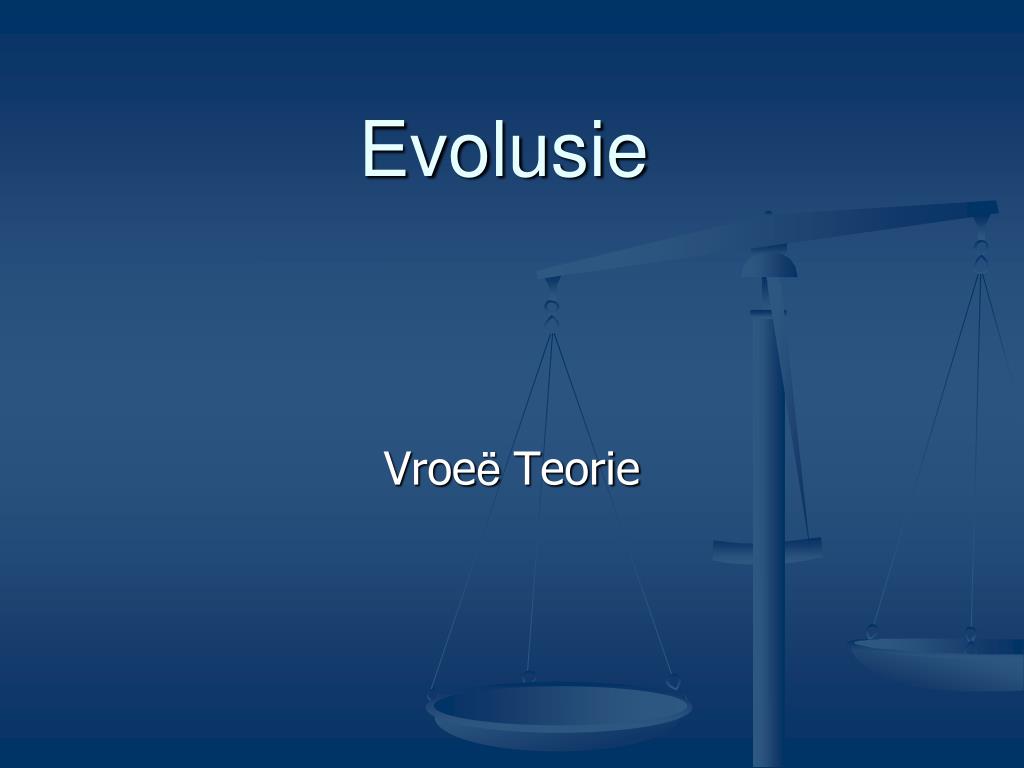 PPT - Evolusie PowerPoint Presentation, free download - ID:5711948