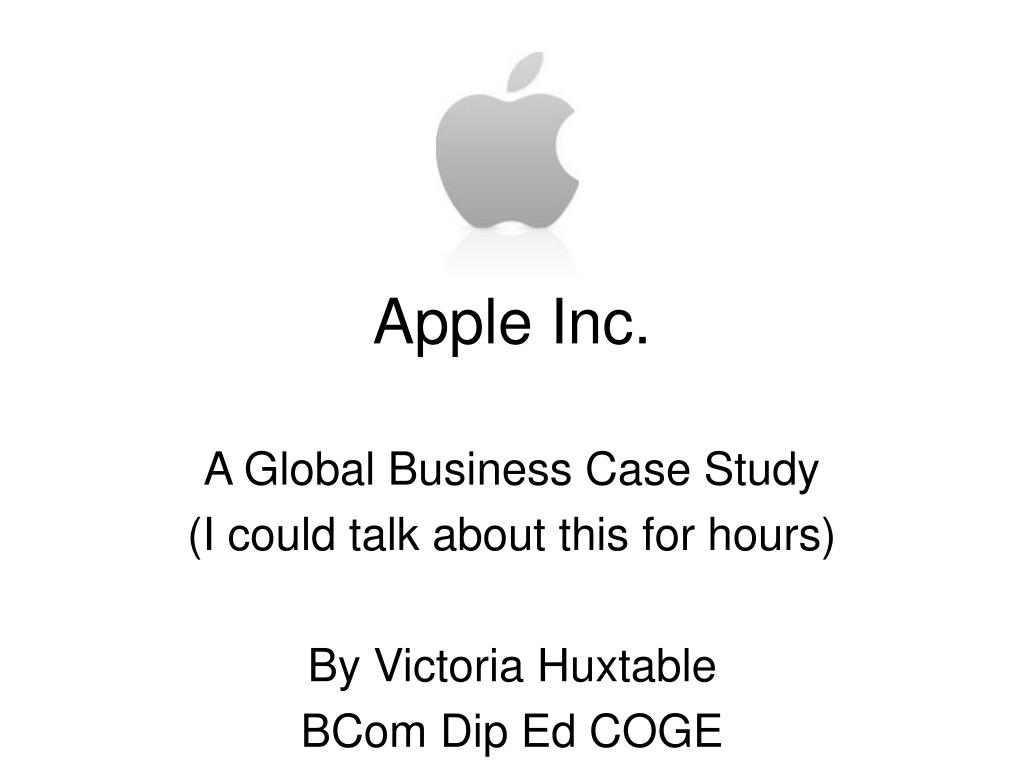 PPT - Apple Inc. PowerPoint Presentation, free download - ID:5713198