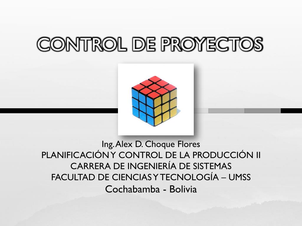 PPT - CONTROL DE PROYECTOS PowerPoint Presentation, free download - ID ...