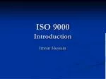PPT - Introduction to ISO 9000 Standards PowerPoint Presentation, free ...