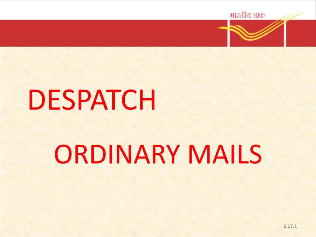 PPT - DESPATCH PowerPoint Presentation, free download - ID:5716387