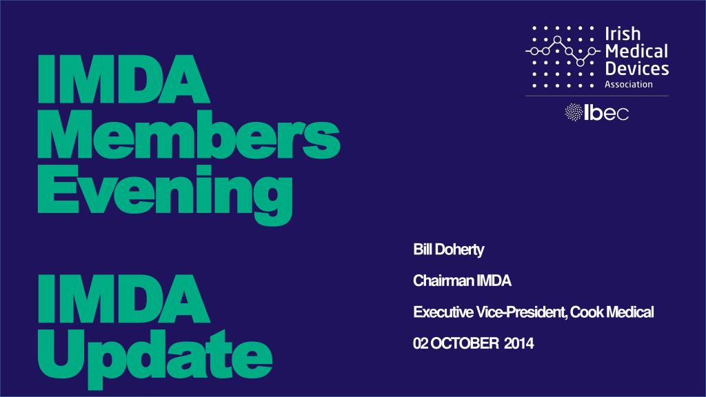 PPT - IMDA Members Evening IMDA Update PowerPoint Presentation, free ...