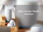PPT - Chapter 19 Basic Nutrition PowerPoint Presentation, free download ...