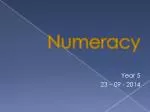 PPT - NUMERACY PowerPoint Presentation, free download - ID:1984435