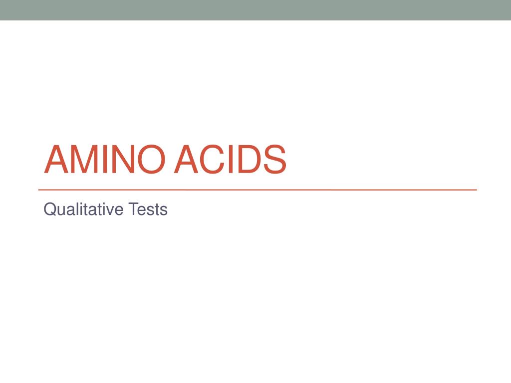 PPT - Amino acids PowerPoint Presentation, free download - ID:5718325