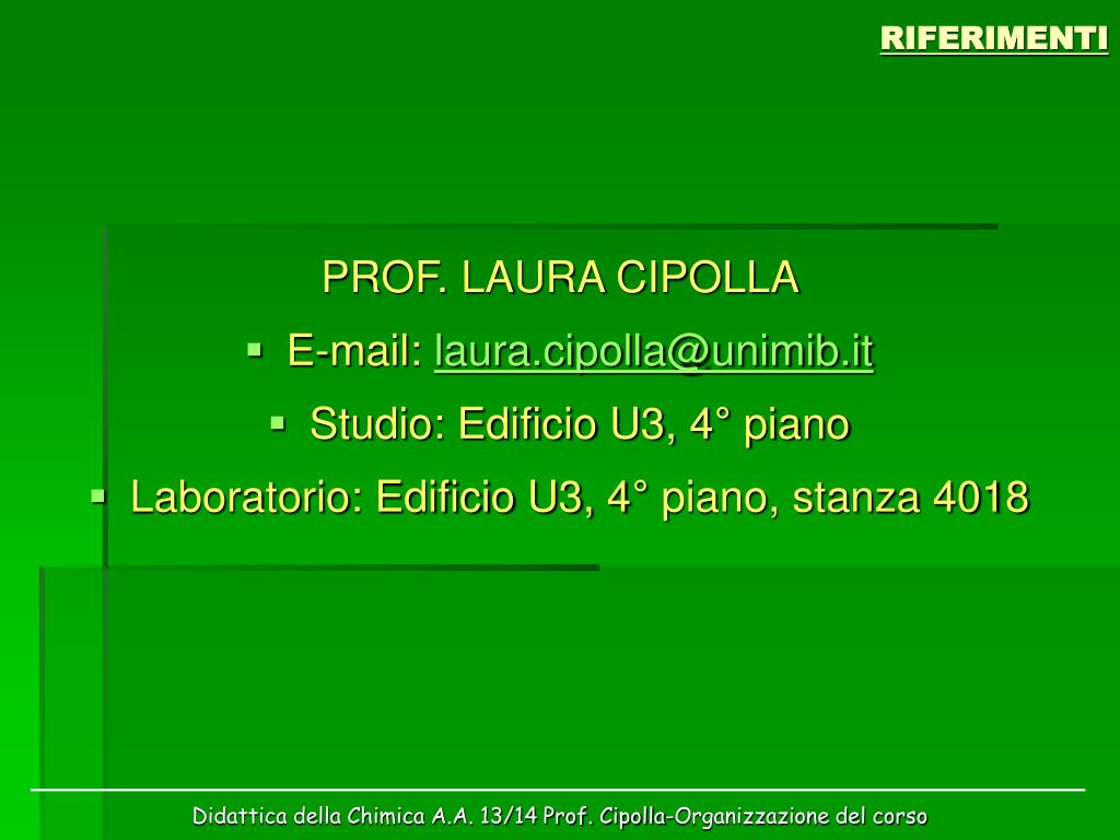 PPT - RIFERIMENTI PowerPoint Presentation, free download - ID:5718521