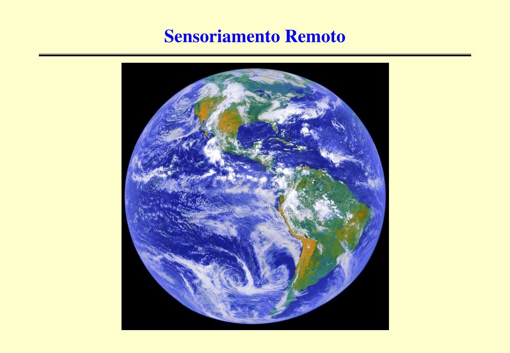 PPT - Sensoriamento Remoto PowerPoint Presentation, free download - ID ...