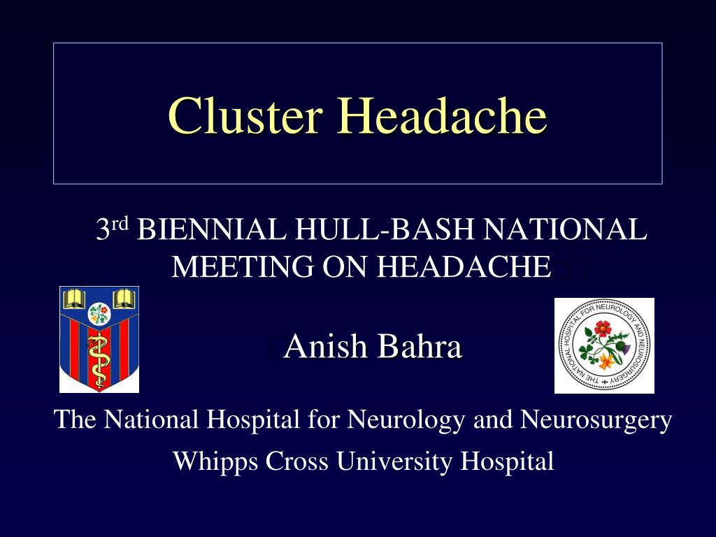 PPT - Cluster Headache PowerPoint Presentation, free download - ID:5721488
