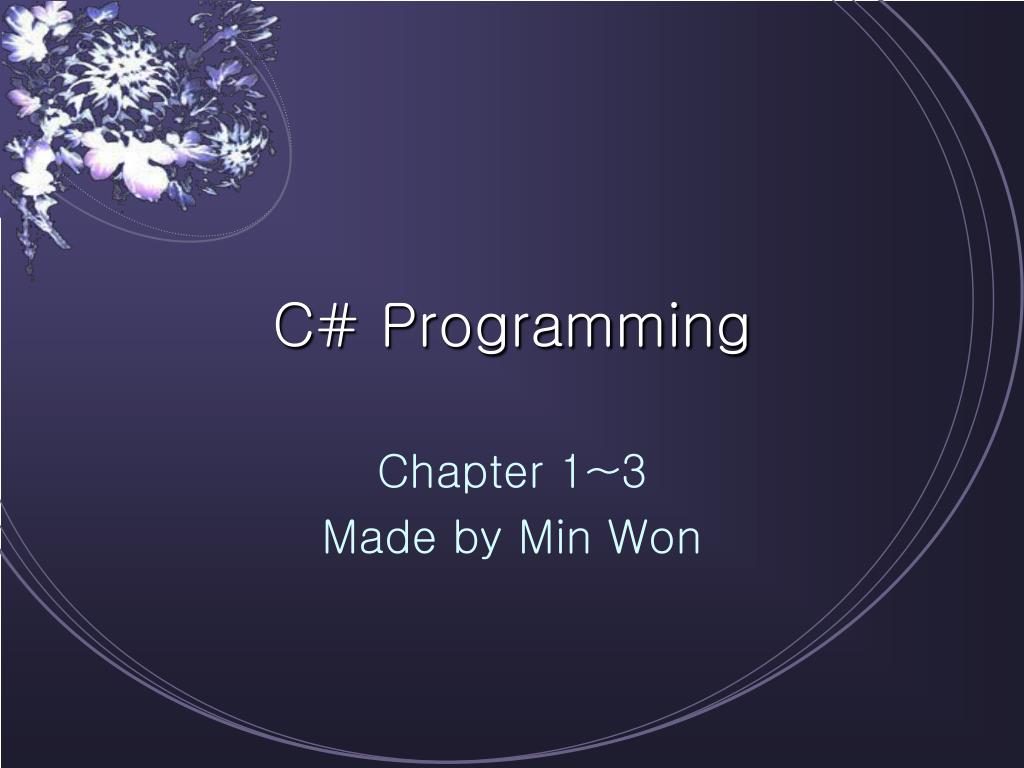 PPT - C# Programming PowerPoint Presentation, free download - ID:5721642