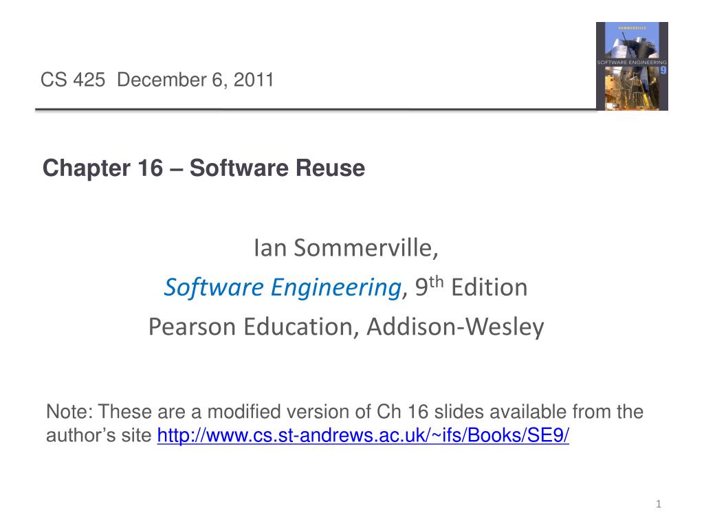 PPT - Chapter 16 – Software Reuse PowerPoint Presentation, free download - ID:5722054