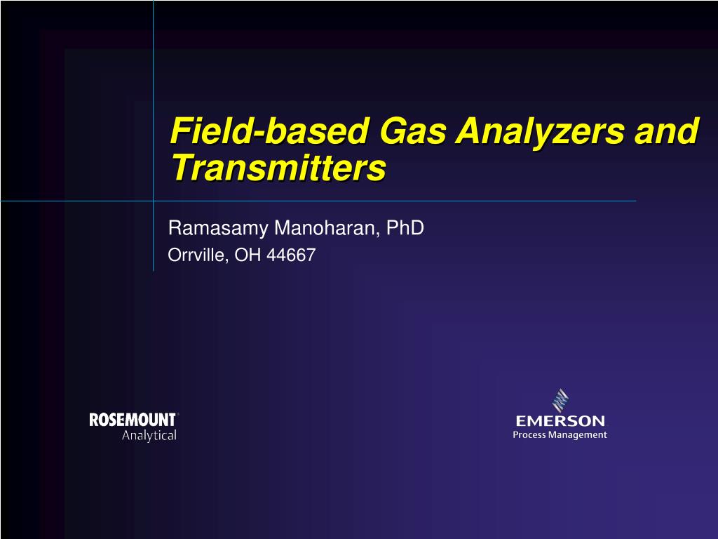 PPT - Field-based Gas Analyzers and Transmitters PowerPoint ...