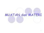 PPT - MATERI GENETIK DNA, Kromosom dan Gen PowerPoint Presentation ...