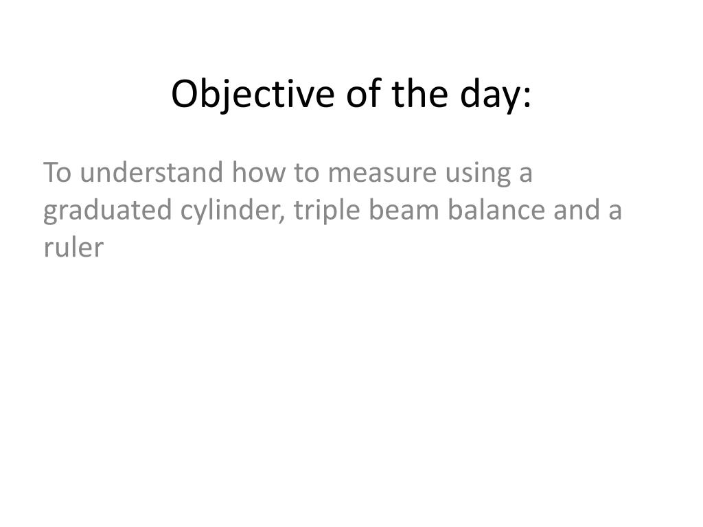 PPT - Objective of the day: PowerPoint Presentation, free download - ID ...