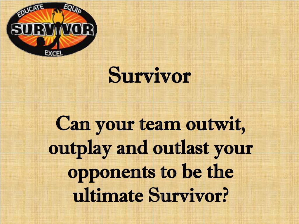 PPT - Survivor PowerPoint Presentation, free download - ID:5723553