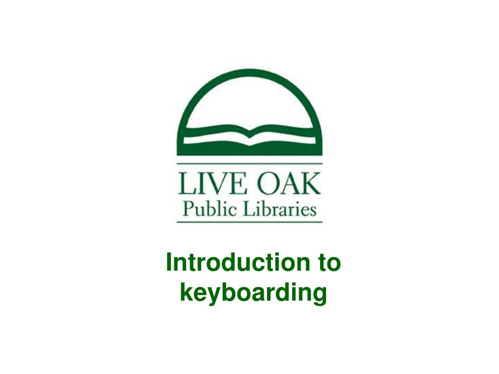 PPT - Introduction to keyboarding PowerPoint Presentation, free ...