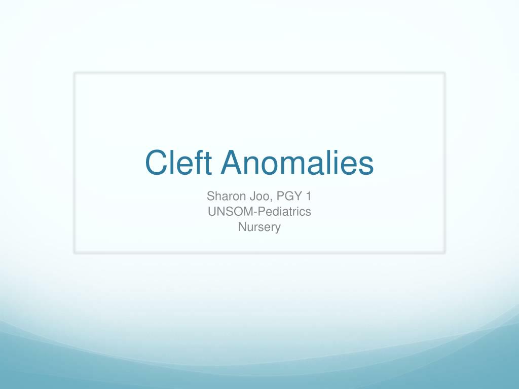 PPT - Cleft Anomalies PowerPoint Presentation, free download - ID:5729628