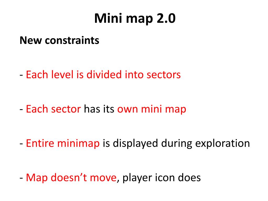 PPT - Mini map 2.0 PowerPoint Presentation, free download - ID:5730849