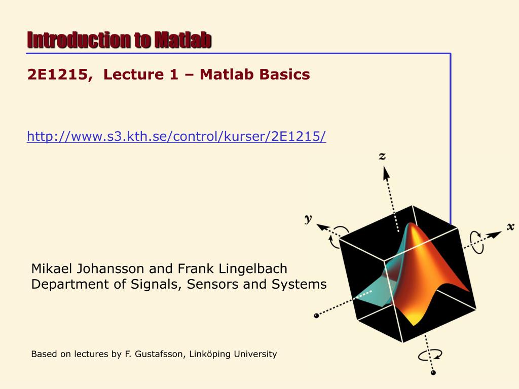 PPT - Introduction to Matlab PowerPoint Presentation, free download ...