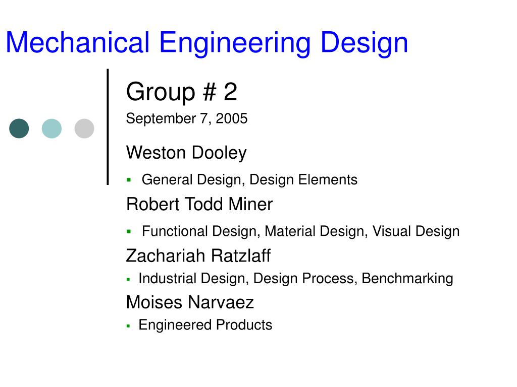 PPT - Mechanical Engineering Design PowerPoint Presentation, free ...