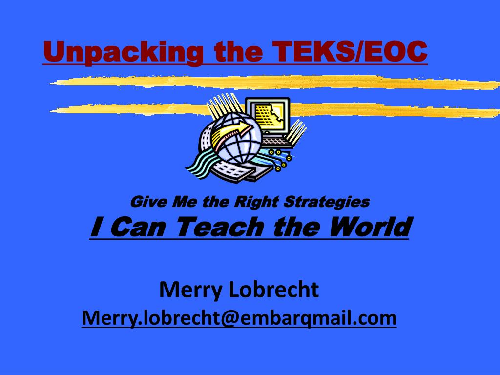 PPT - Unpacking the TEKS/EOC PowerPoint Presentation, free download ...