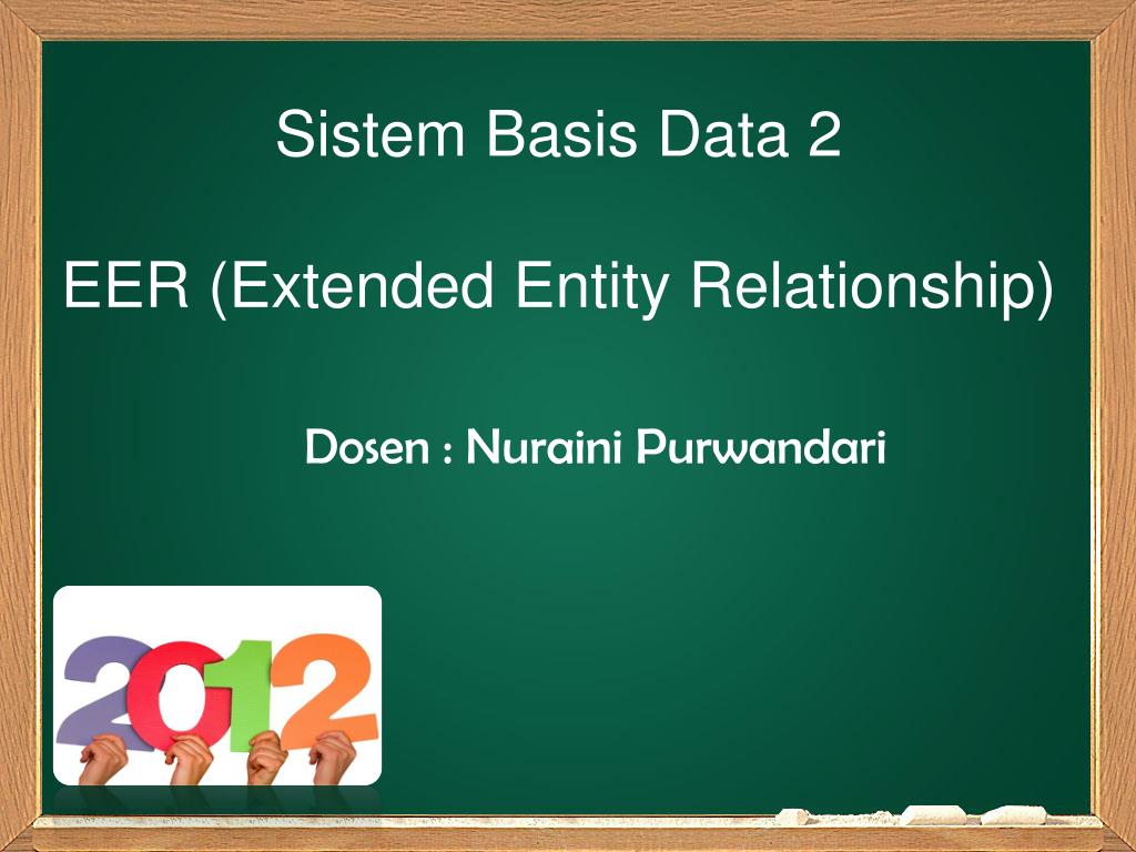 PPT - Sistem Basis Data 2 EER (Extended Entity Relationship) PowerPoint ...
